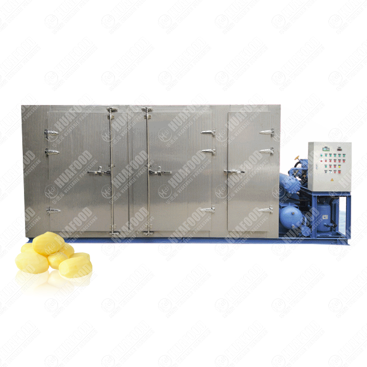 Pre cooked food fast freezing machine blasting freezer potato