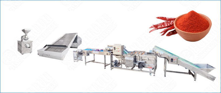 Chili Powder Production Process - Food processing machine