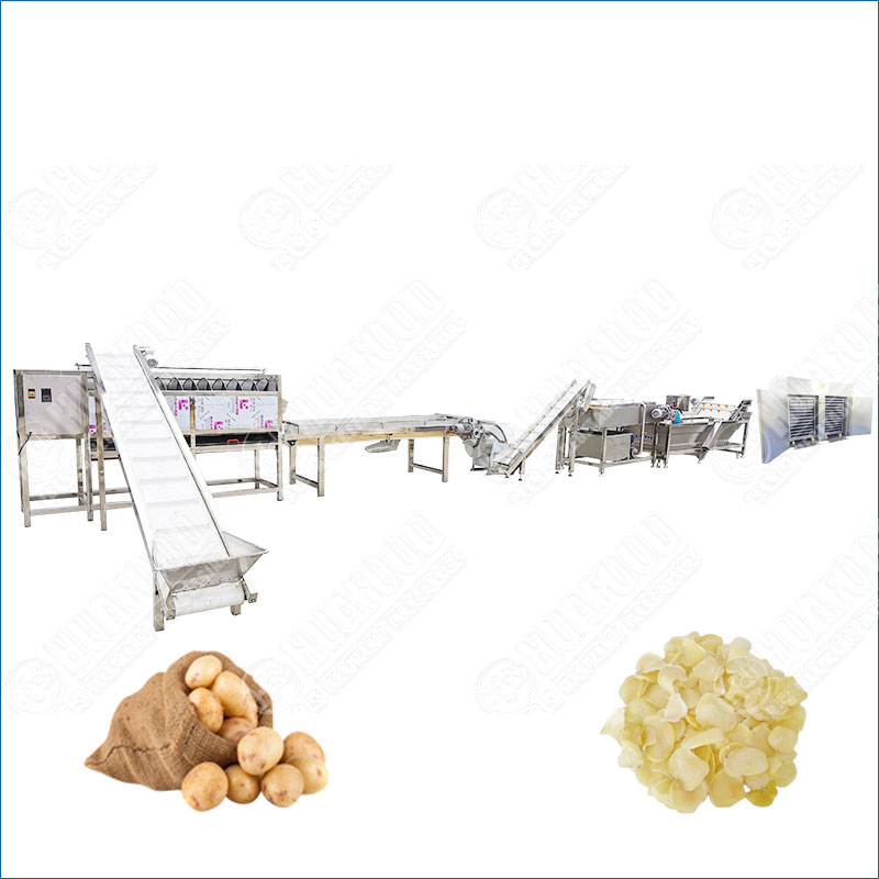 Automatic Potato Chips Dehydration Processing Line For Sale - Food ...